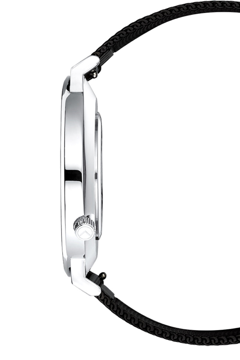 Minimalist Mens Watches By KANE® - Blue Arctic Black Mesh™ – KANE Watches